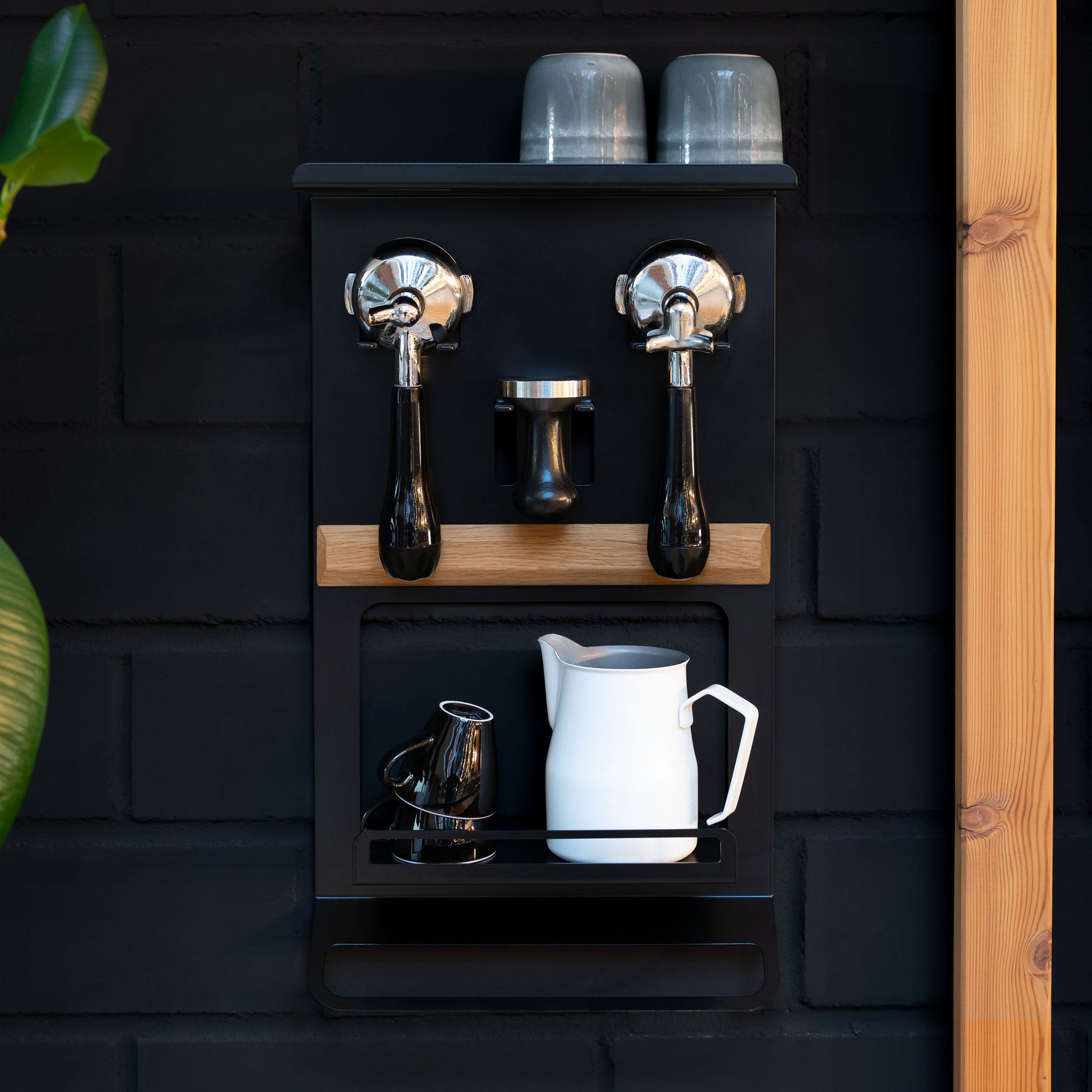 FLATE® Barista Rack: Shelve for portafilters and barista accessories